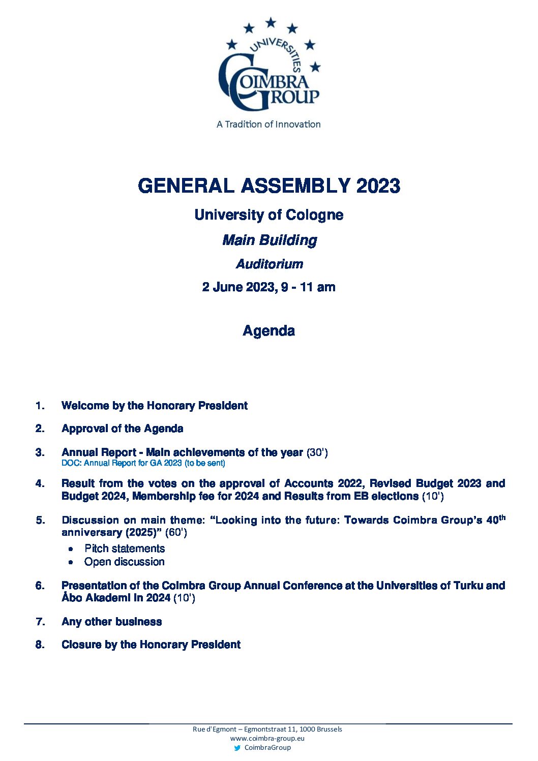2023-General-Assembly-Agenda | Coimbra