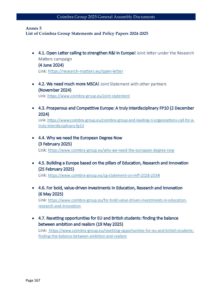 Annex 5 – CG Statements and Policy Papers | Coimbra