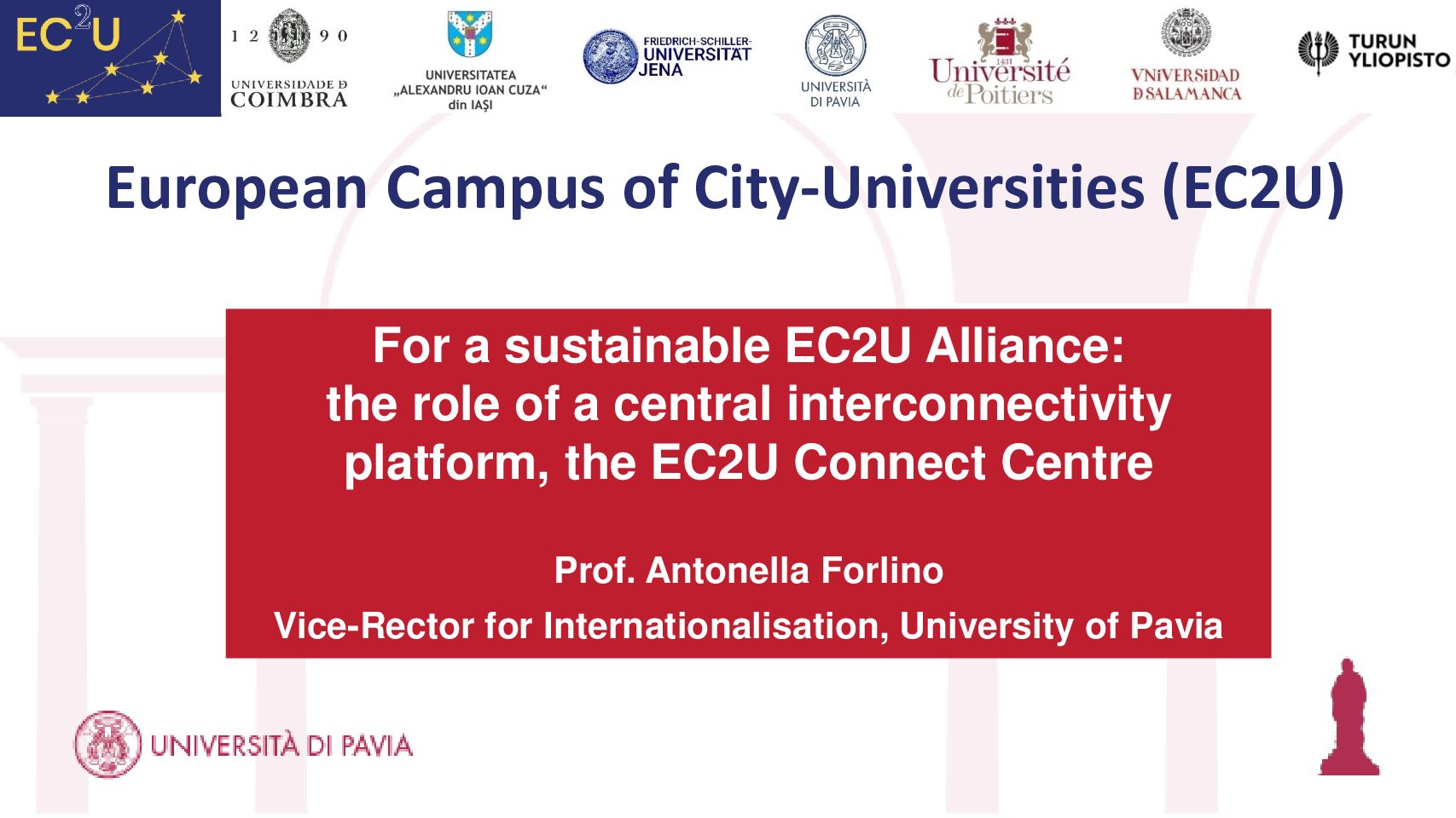 Antonella Forlino, Pavia, EC2U | Coimbra