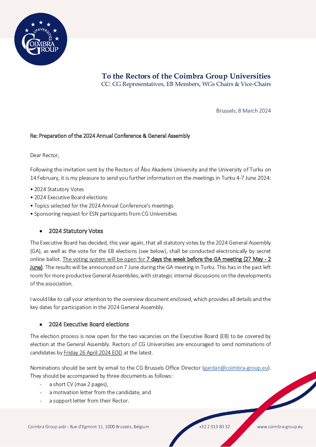 EB-Chair-Letter-to-CG-Rectors-on-2024-Annual-Conference-GA | Coimbra