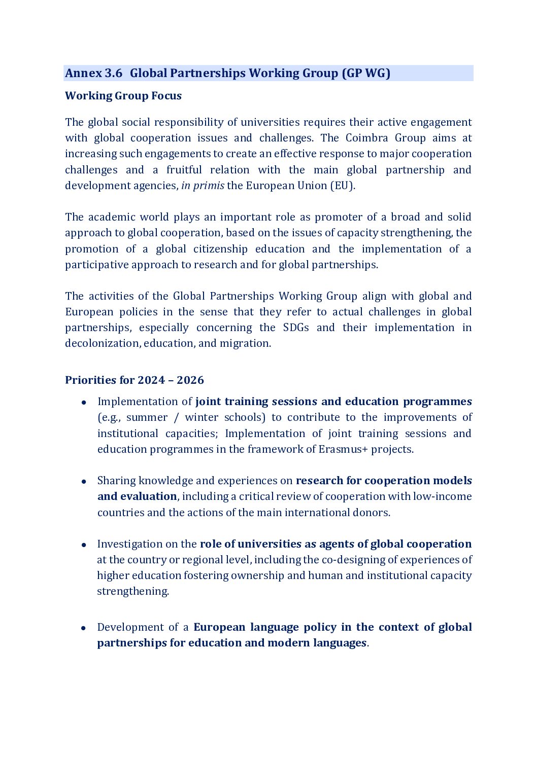 Global-Partnership-Work-Plan-2024-2026 | Coimbra